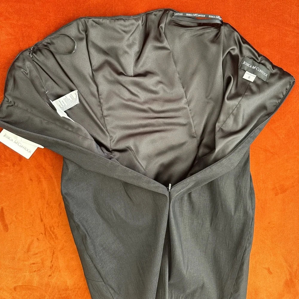 Jessica McClintock | Dresses | Jessica Mcclintock Nwt Black Strapless ...